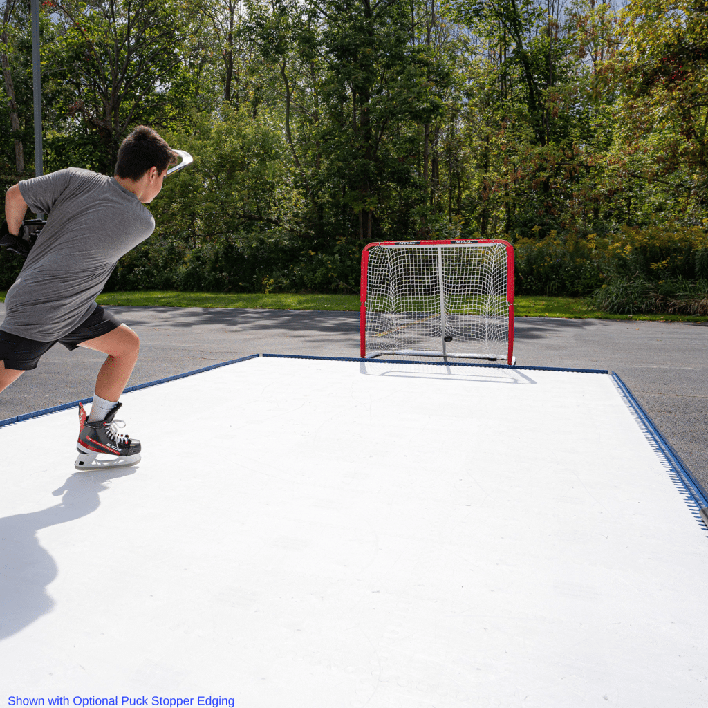 Skate Anytime - Premier 10' x 18' Synthetic Ice Rink for Hockey ...